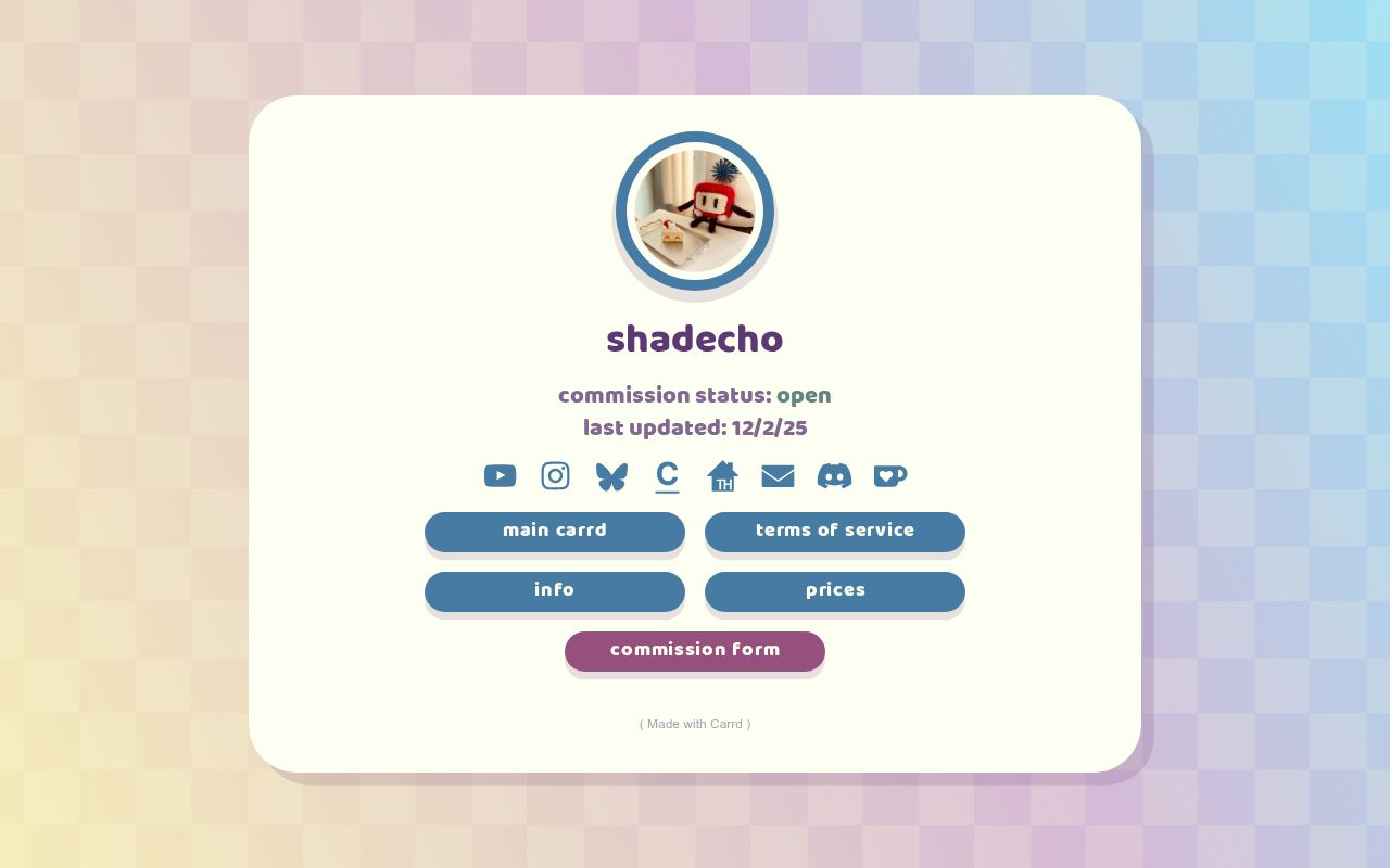 shadecho commissions